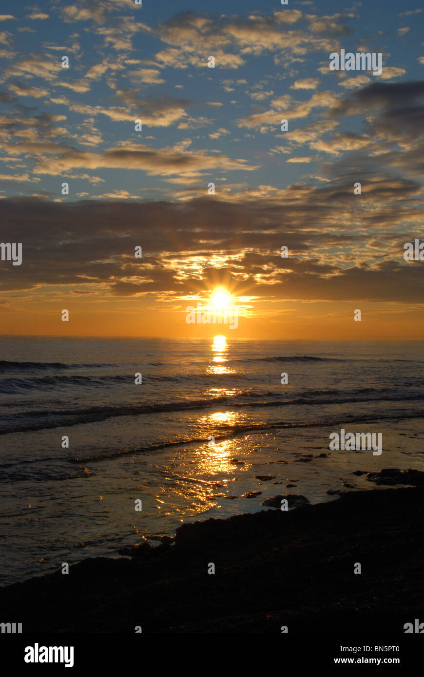 Marbella beach spain evening hi-res stock photography and images - Alamy