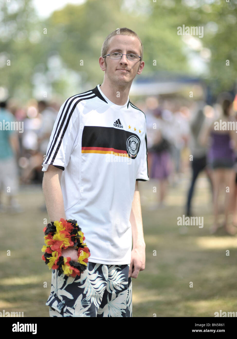 portrait germany male football fan Stock Photo - Alamy