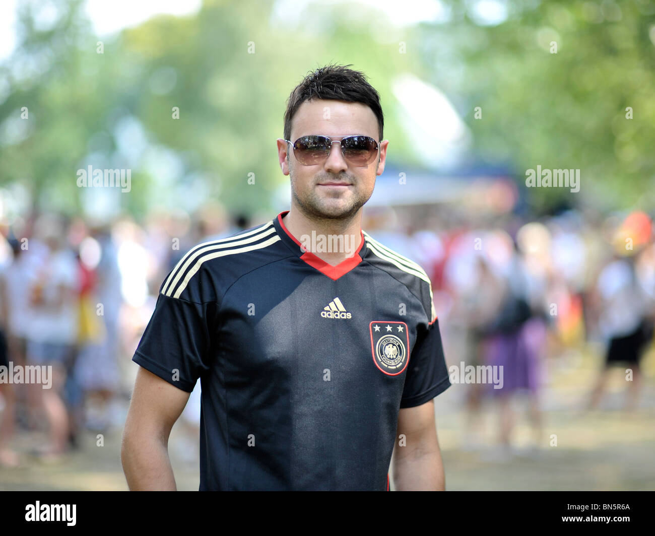 portrait germany male football fan Stock Photo - Alamy