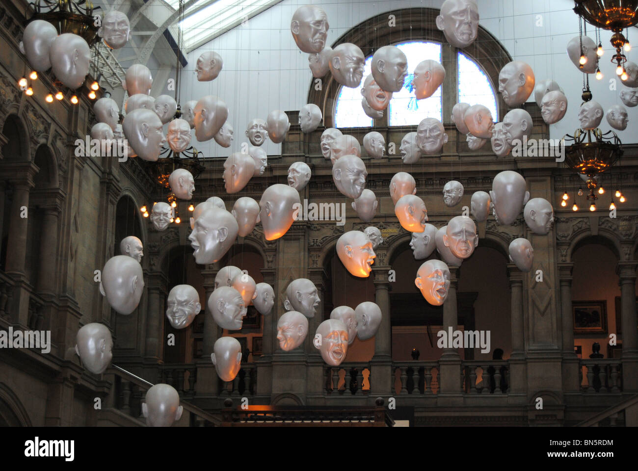 Floating faces kelvingrove museum hi-res stock photography and images ...