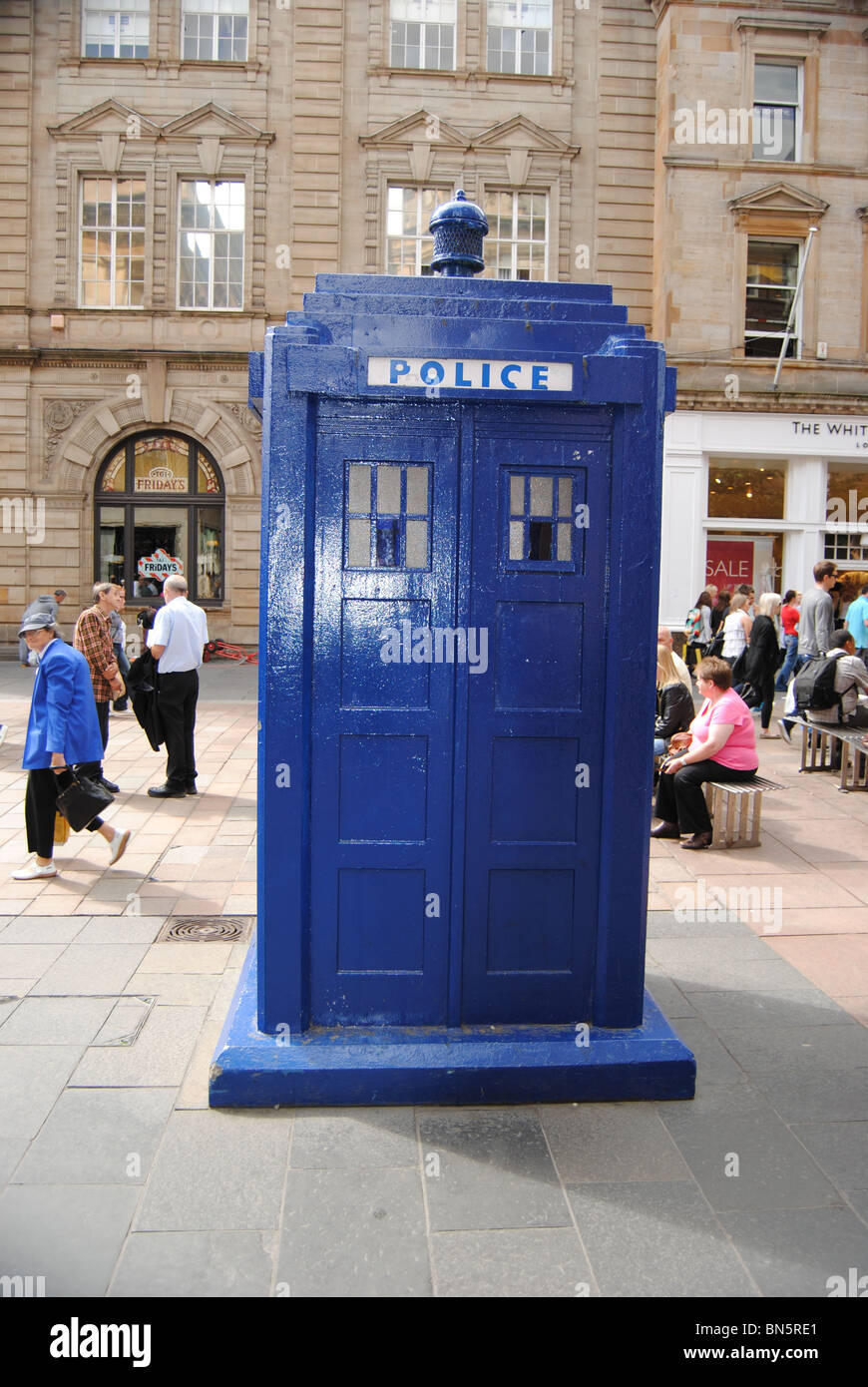 Dr Who's old tardis Stock Photo - Alamy