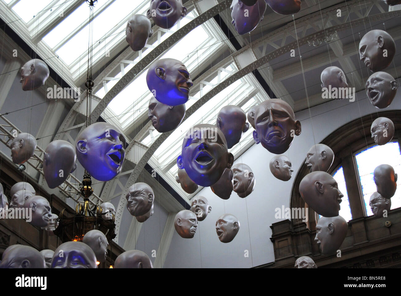 Floating faces kelvingrove museum hi-res stock photography and images ...