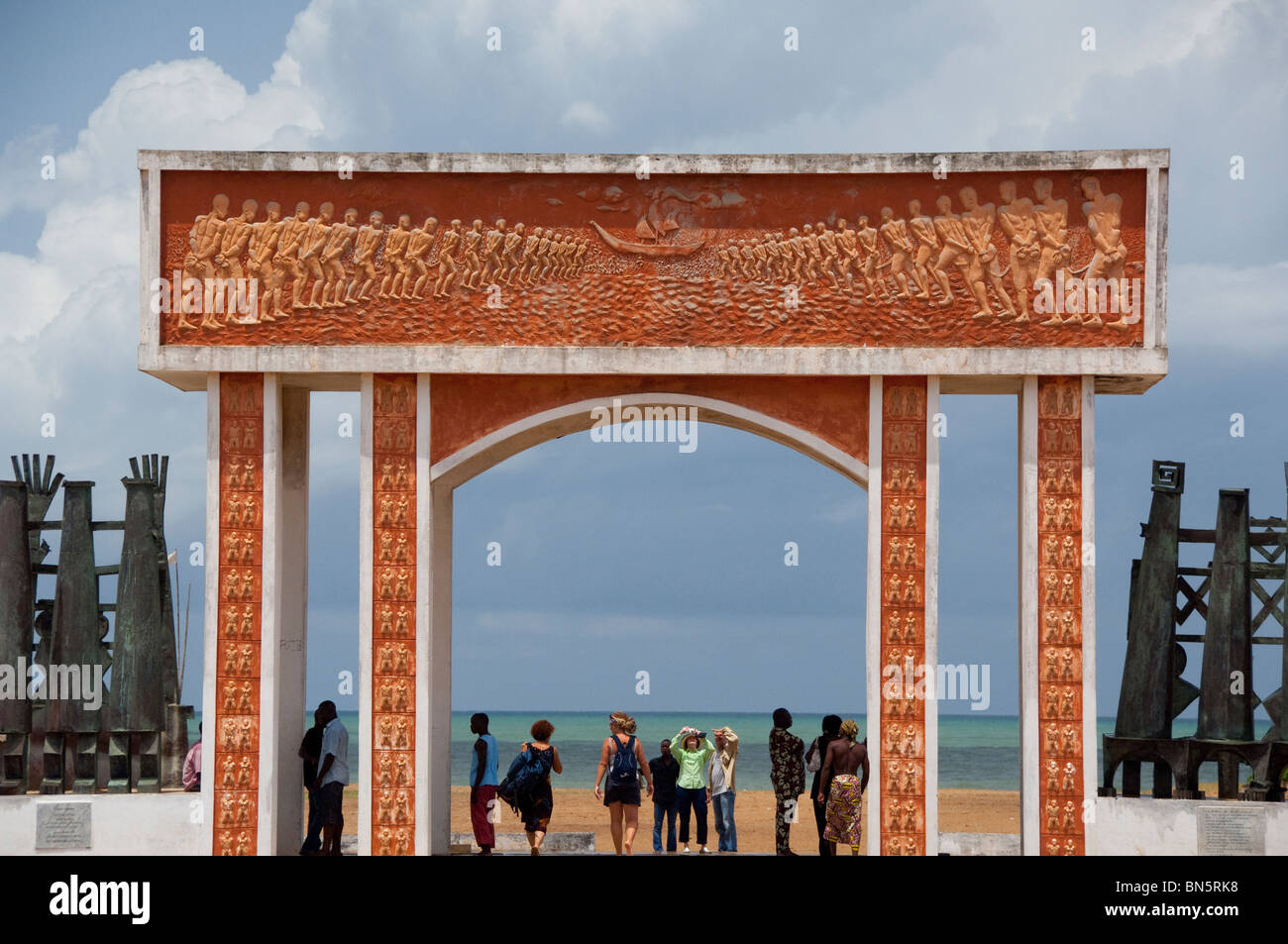 Africa, Benin, Ouidah. Route of the Slaves (aka Route des Esclaves ...