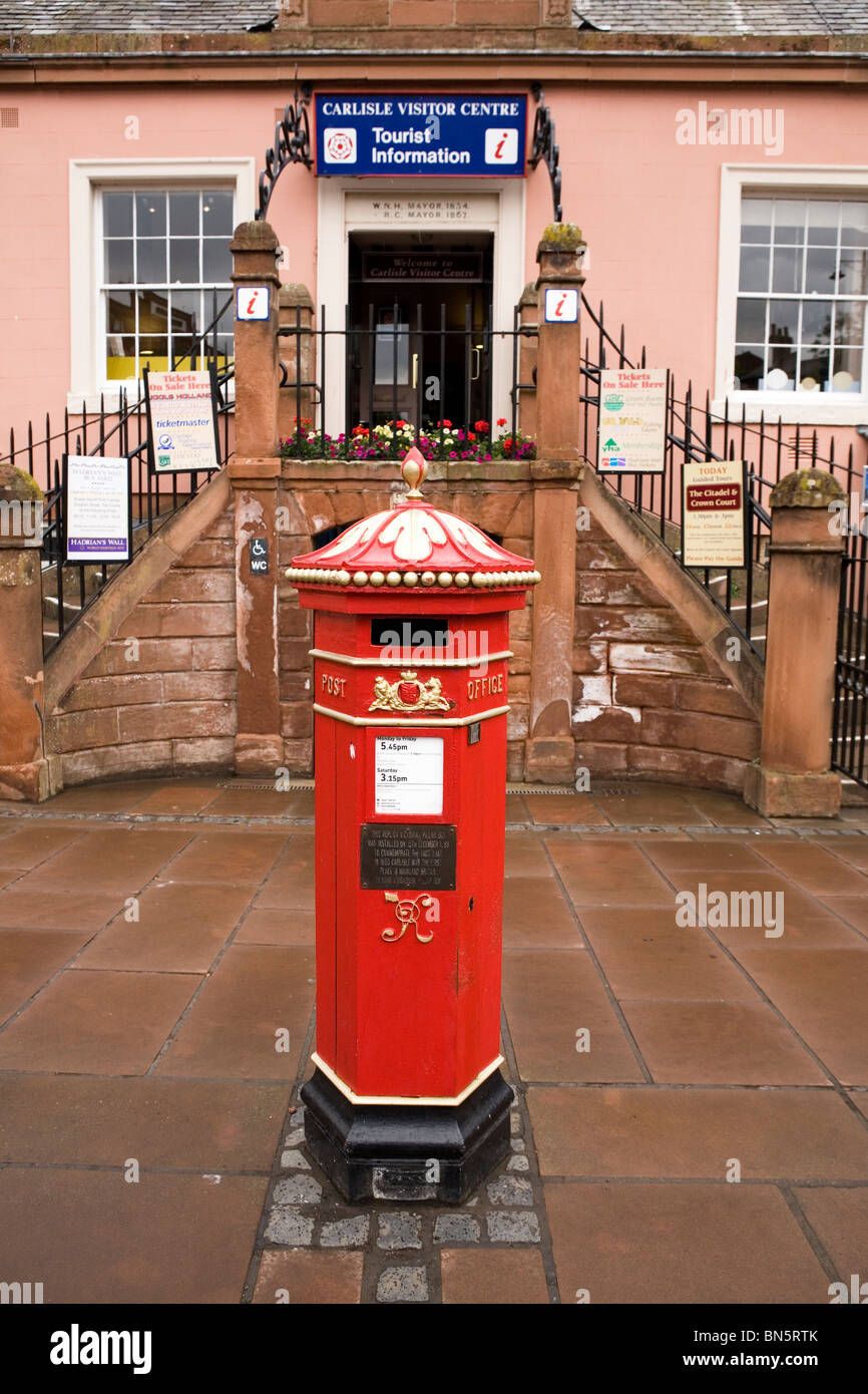 A replica of the first roadside pillar box to be erected in mainland ...