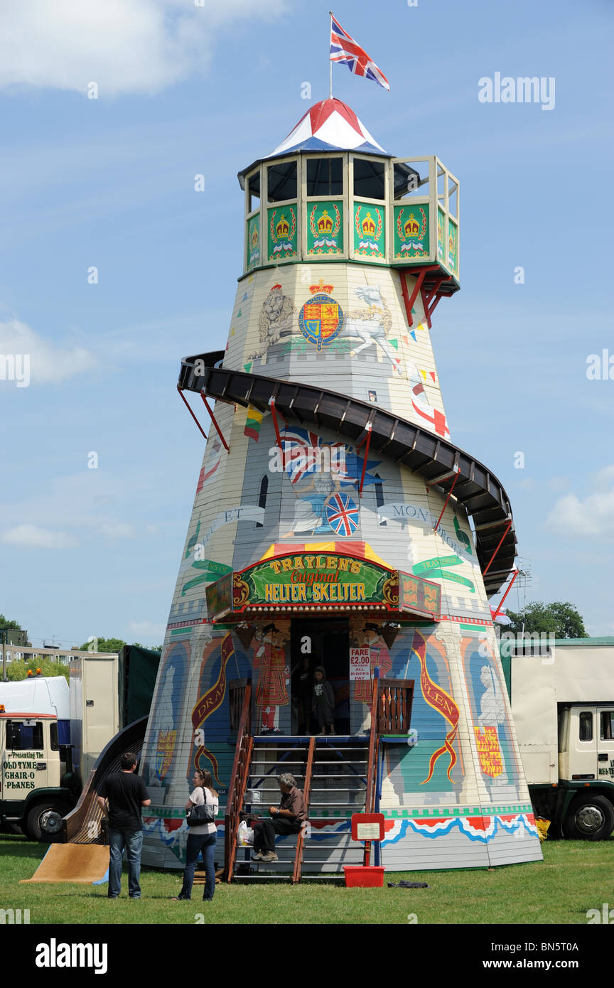 Traditional fairground rides Helta Skelta at Shropshire County Show ...
