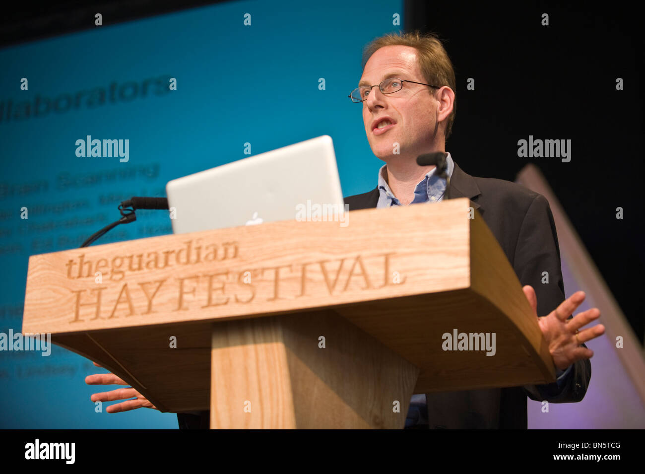 Professor Simon Baron Cohen pictured speaking at Hay Festival 2010 Hay ...