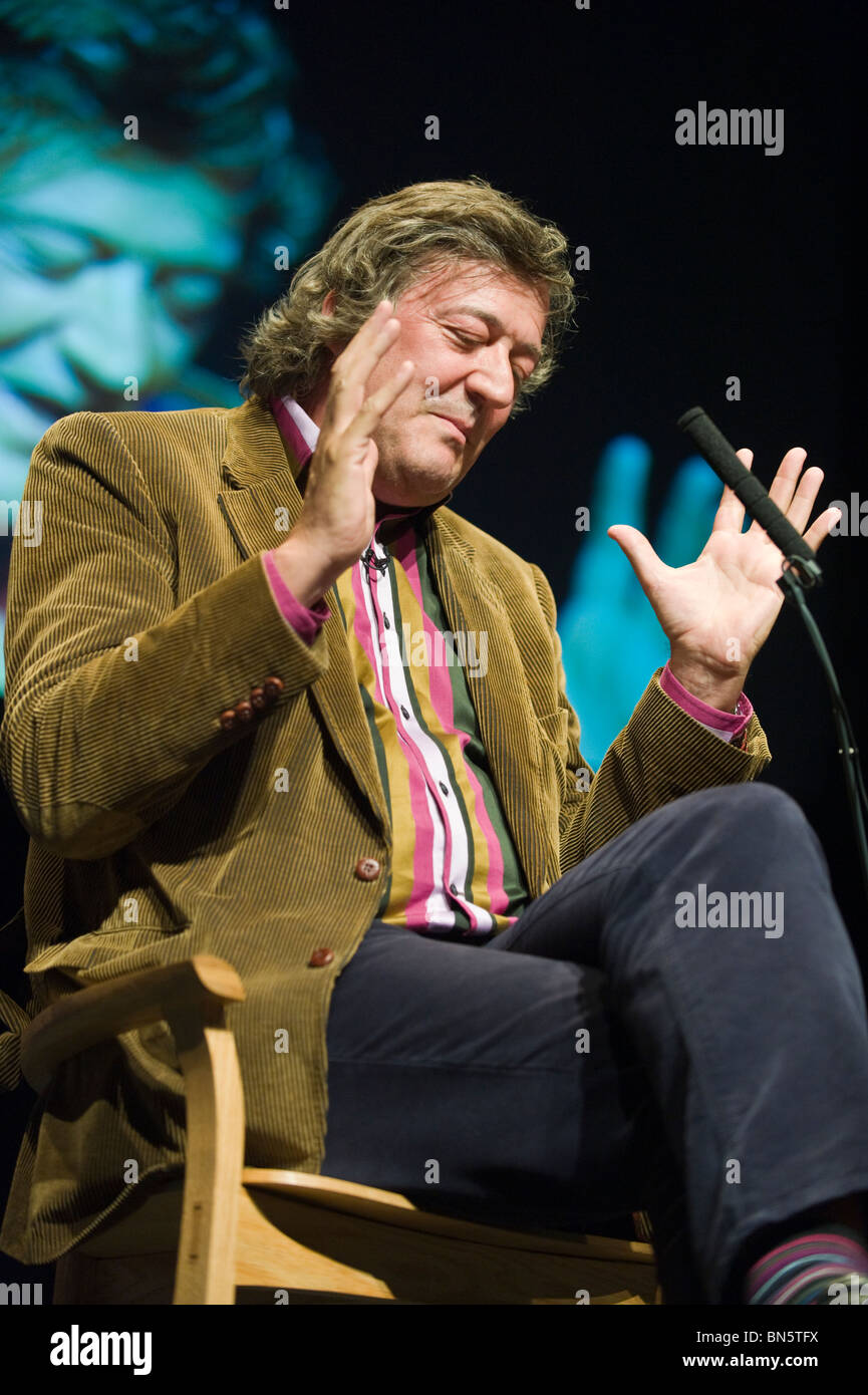 Stephen Fry comedian actor author writer and journalist pictured in ...