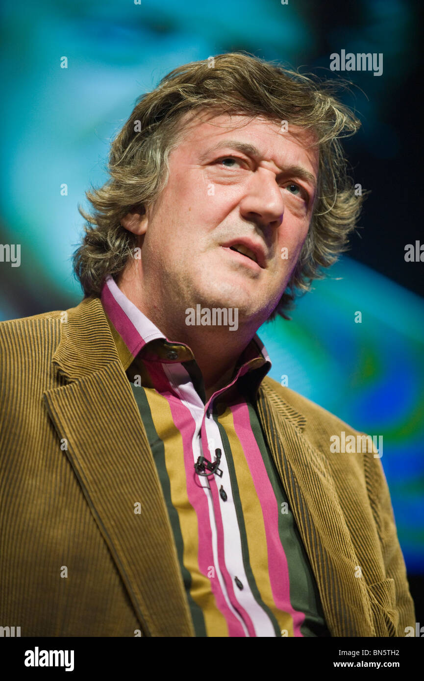 Stephen Fry comedian actor author writer and journalist pictured in ...