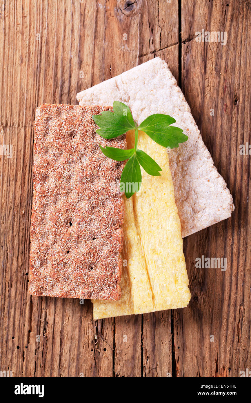 Variety of crackers Stock Photo - Alamy