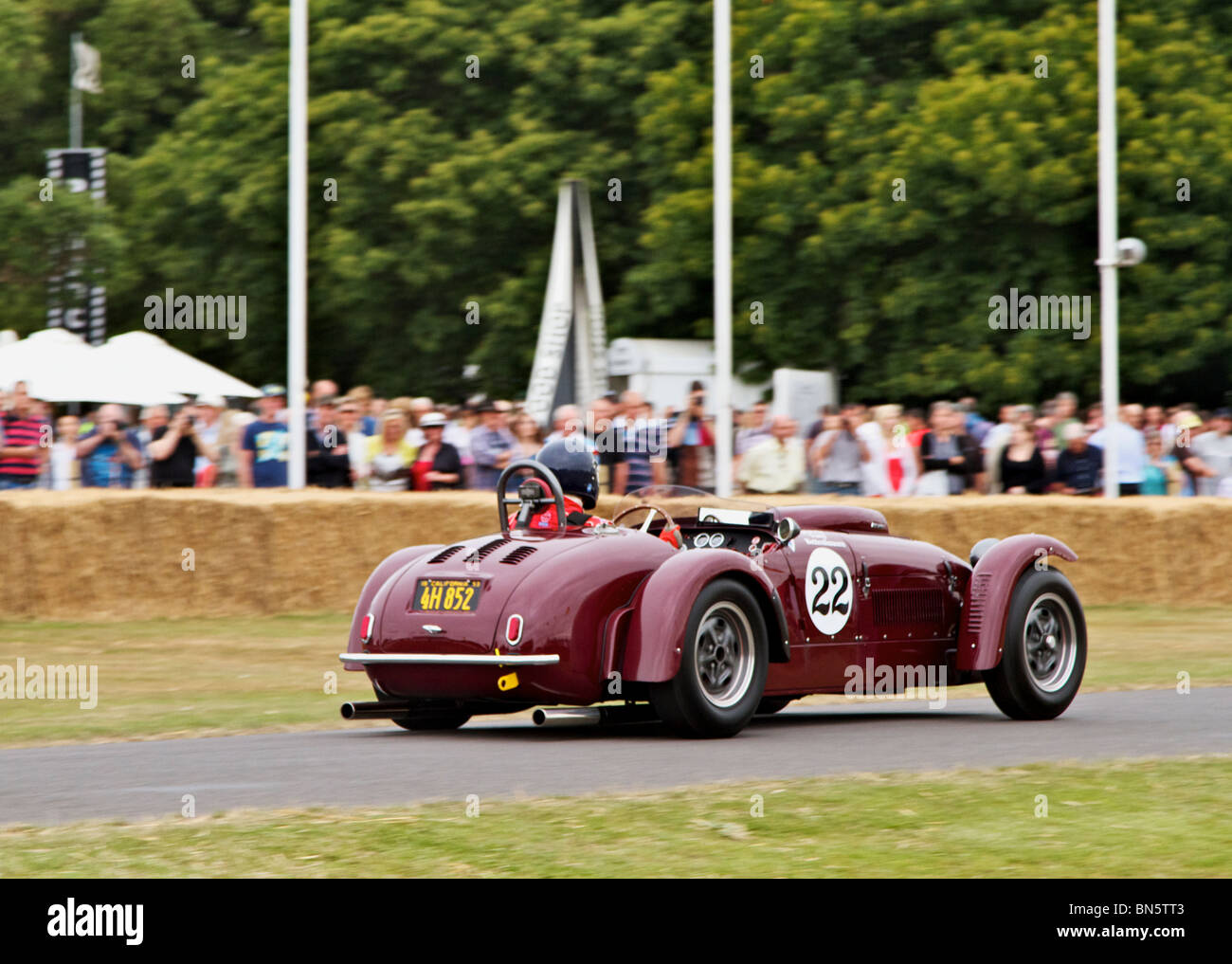 classic car racing uphill during Goodwood Festival of Speed 2010 Stock ...