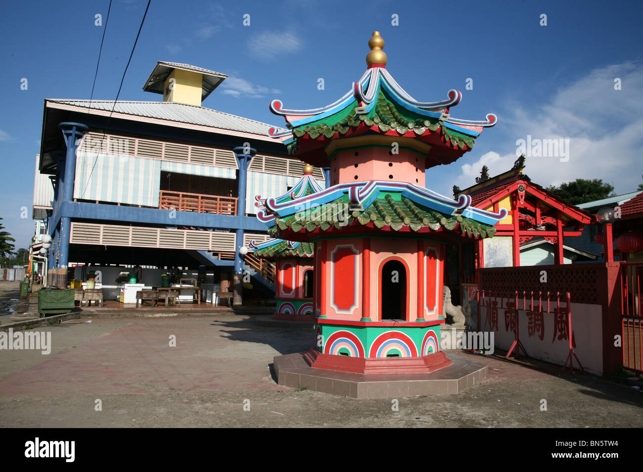 Hock Leong Tieng Temple in Kapit, Sarawak, malaysia Stock Photo - Alamy