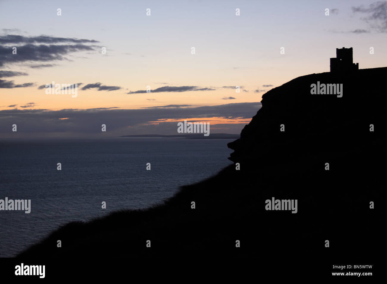 The Cliffs of Moher - O'Brien's Tower Stock Photo - Alamy