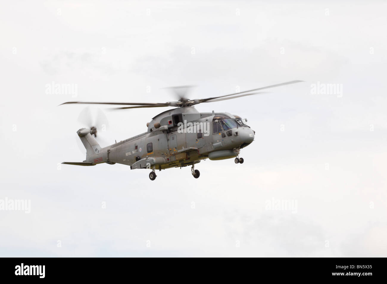 Agusta Westland EH101 Royal Navy Merlin helicopter of 824NAS at RAF ...