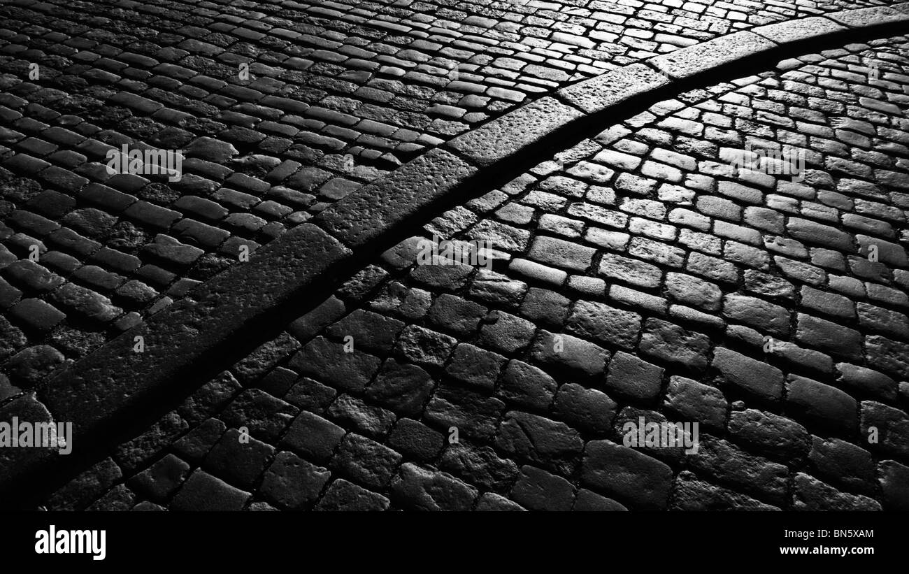 Cobbles or stone setts hi-res stock photography and images - Alamy