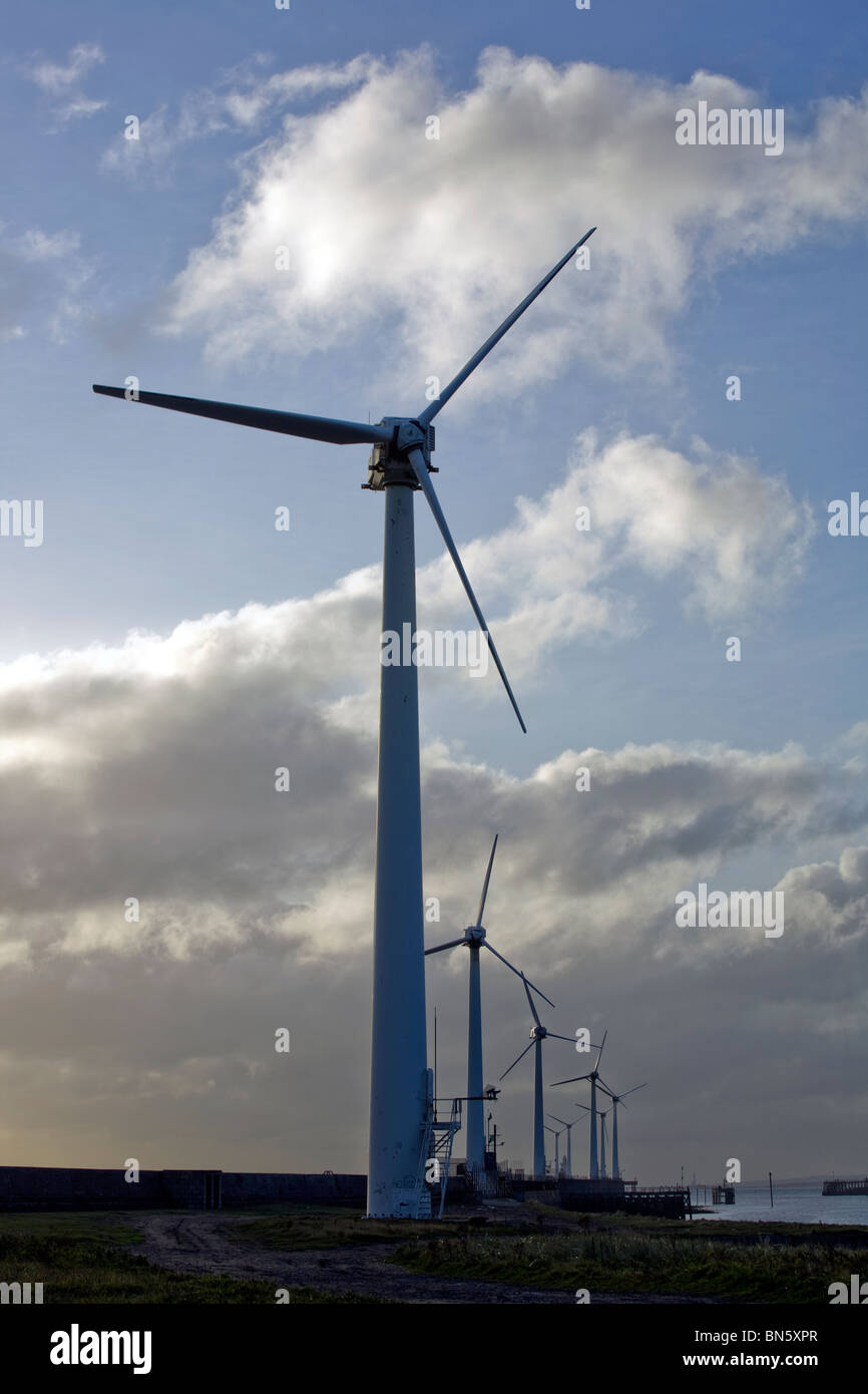 Blyth port wind turbine hi-res stock photography and images - Alamy