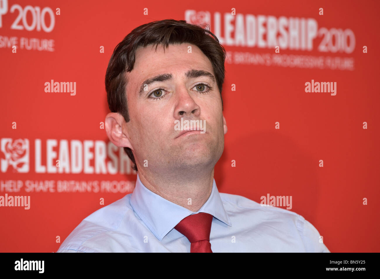 Andy Burnham candidate for Labour Party leadership addressing party ...