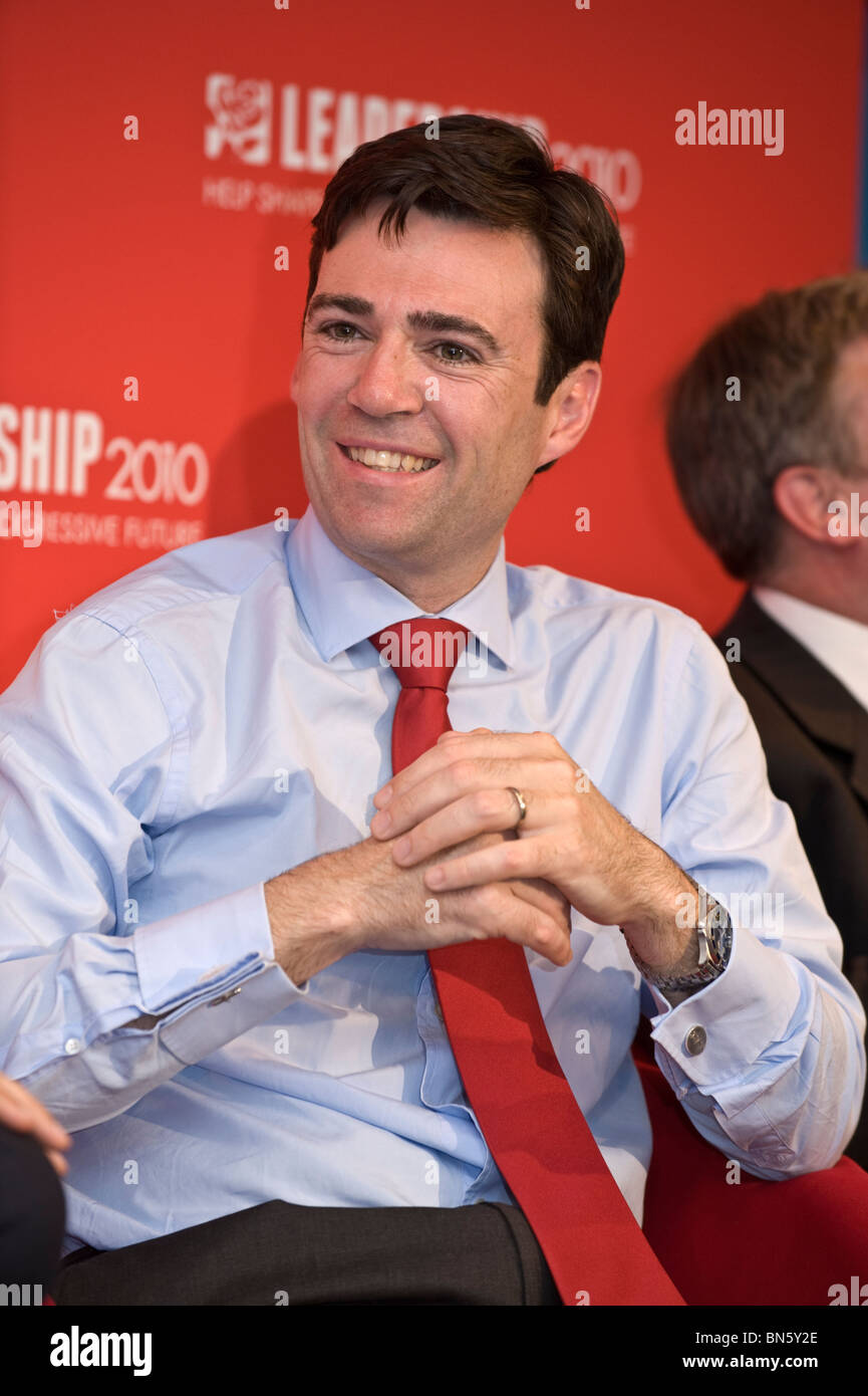 Andy Burnham candidate for Labour Party leadership addressing party ...