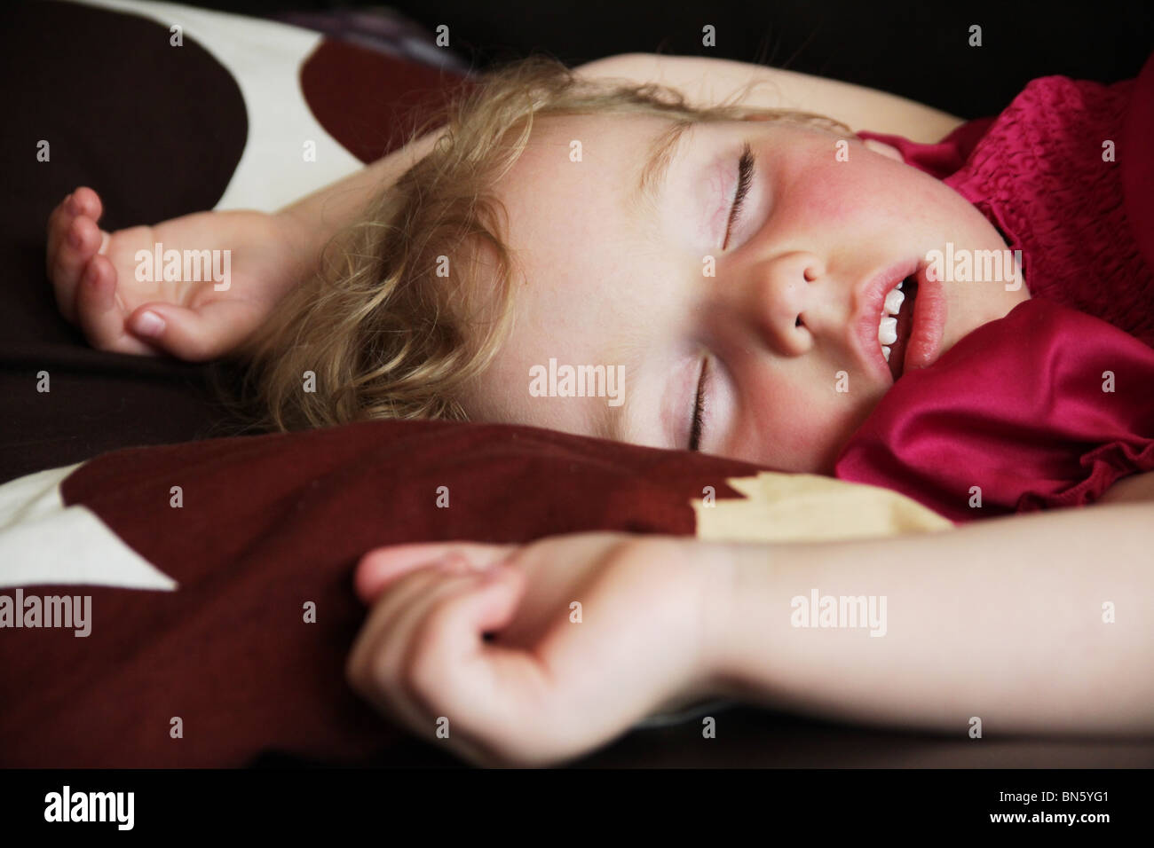 EXHAUSTED BABY GIRL TODDLER: Toddler child girl sleeping taking a nap ...