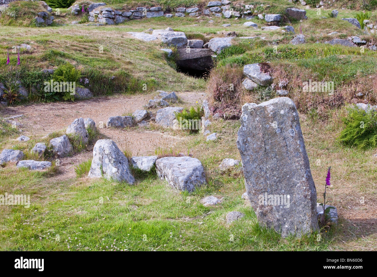 Carn Euny, a well preserved Iron Age settlement, near Sancreed ...