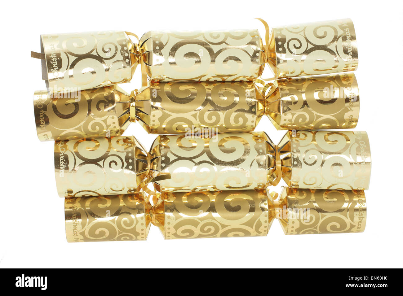 Gold crackers Cut Out Stock Images & Pictures - Alamy