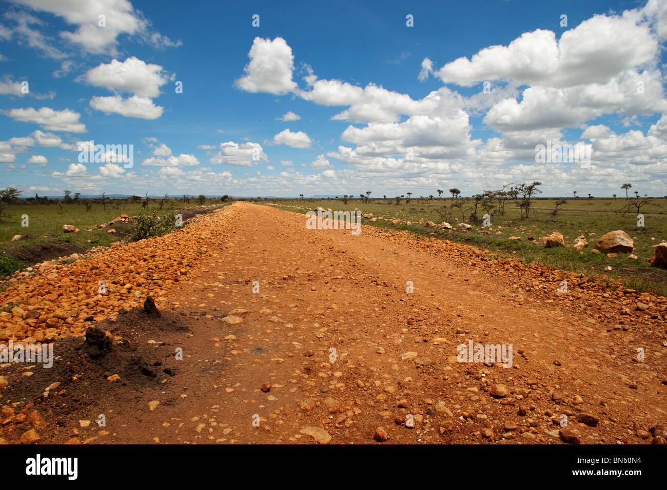 Dirt road to distance Stock Photo - Alamy