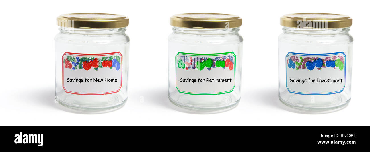 Empty jars with labels hi-res stock photography and images - Alamy