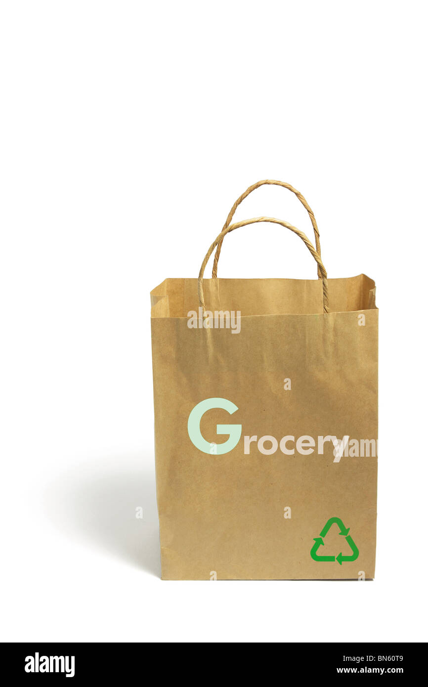 Brown Paper Bag Stock Photo - Alamy