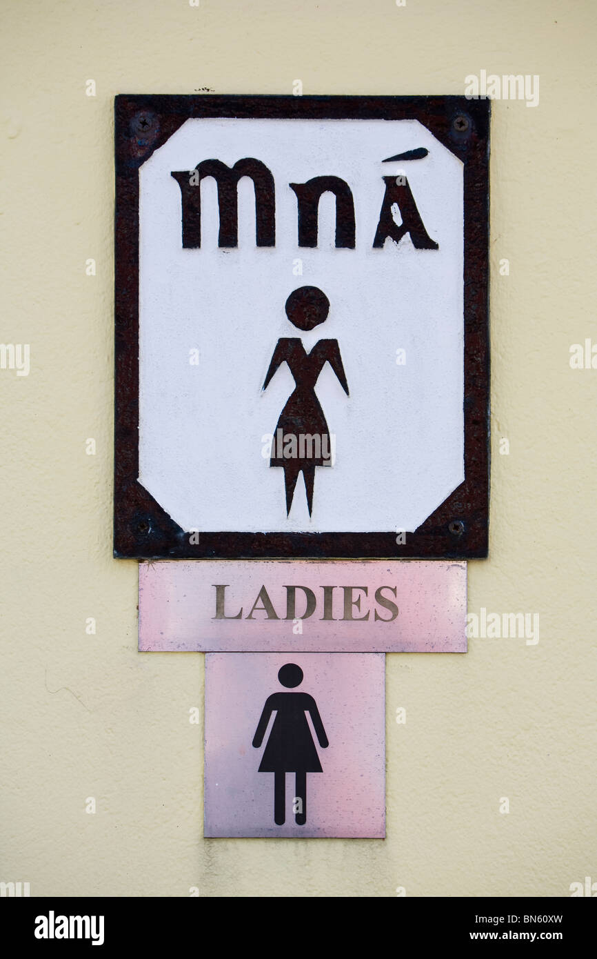 Toilet Sign, Eyeries, Beara Peninsula, Co. Cork & Co. Kerry, Ireland ...
