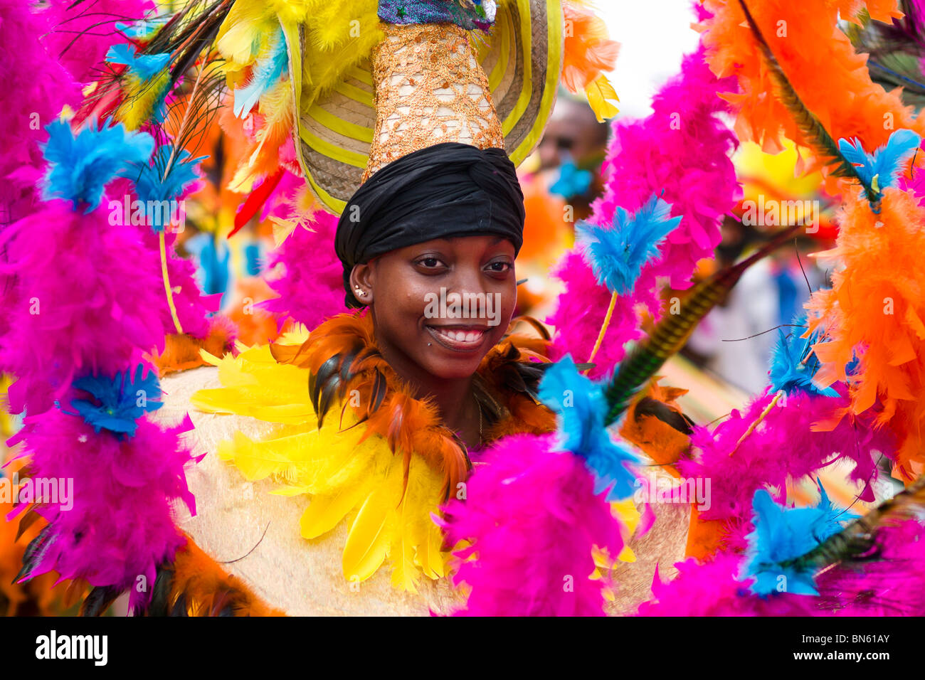 Performers of the 2010 tropical carnival paraded in the streets of ...