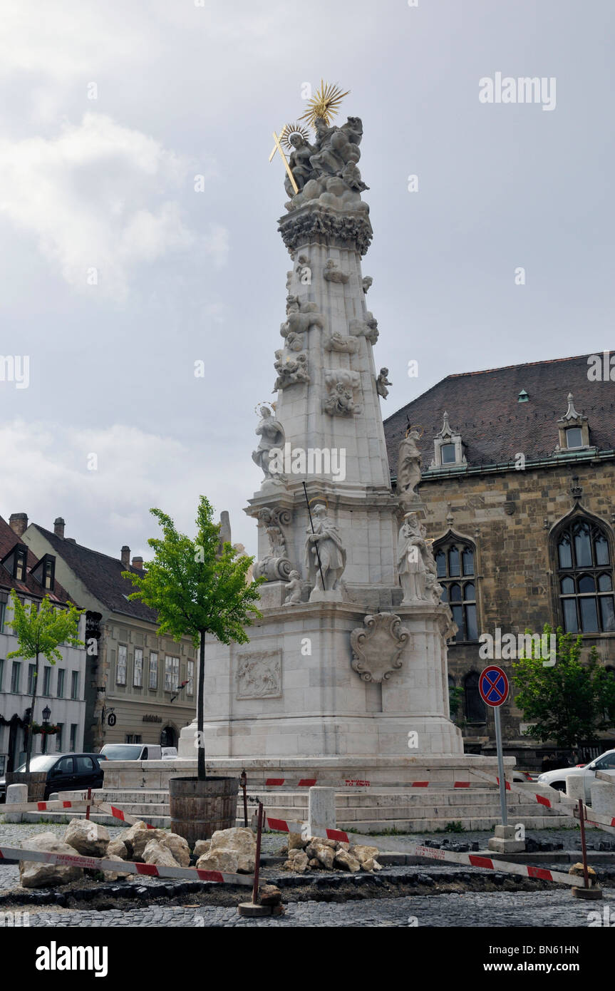 Holy Trinity Statue,Old Town,Budapest, the capital of Hungary, Europe ...