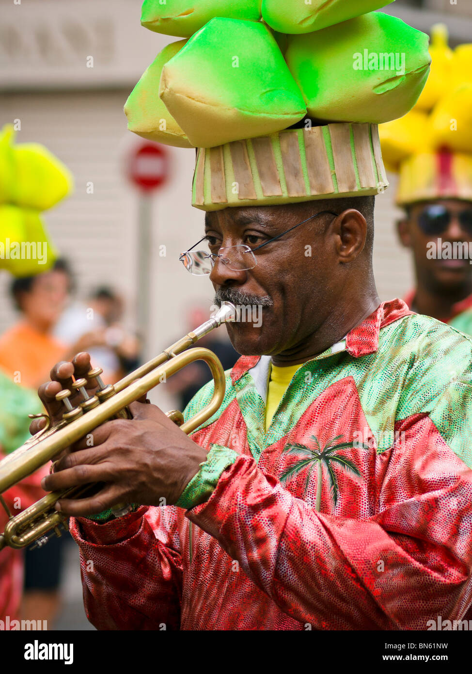 Performers of the 2010 tropical carnival paraded in the streets of ...