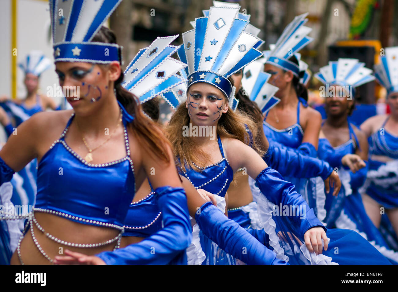 Performers of the 2010 tropical carnival paraded in the streets of ...