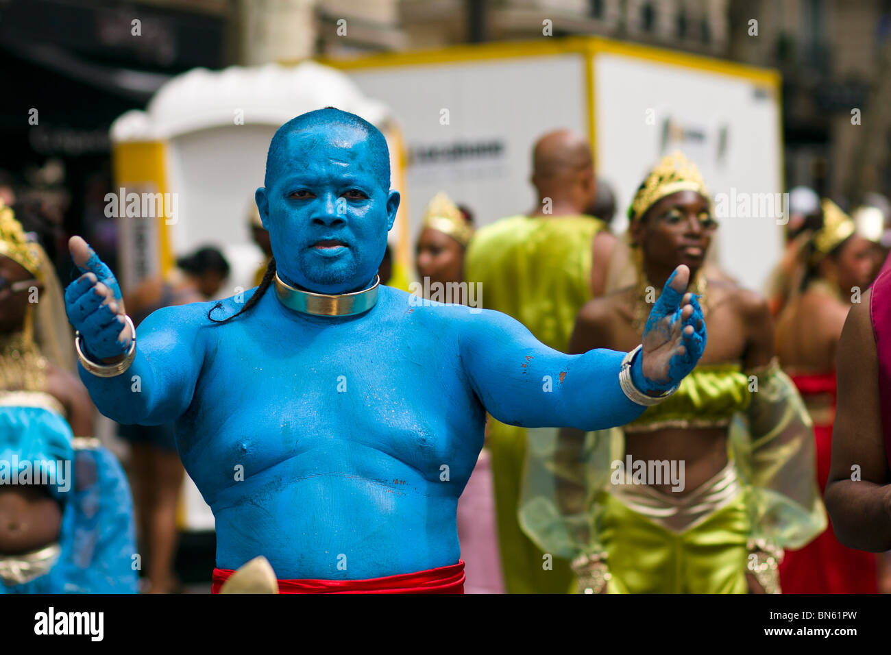 Performers of the 2010 tropical carnival paraded in the streets of ...