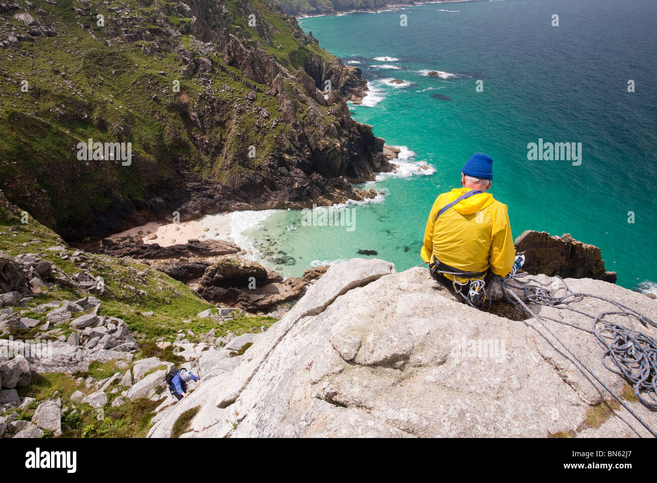 Bosigran climbing hi-res stock photography and images - Alamy