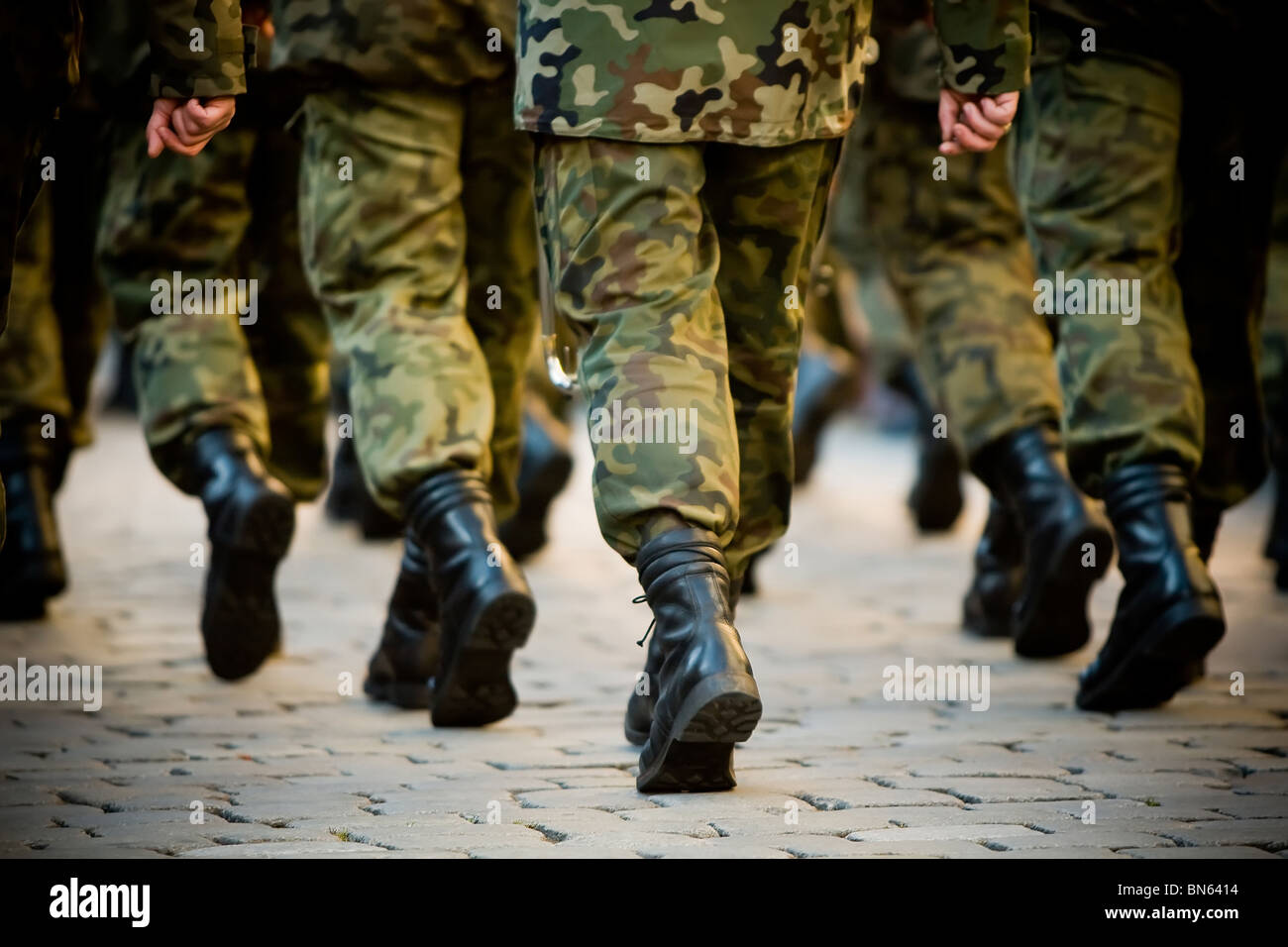 American Soldiers Marching Feet