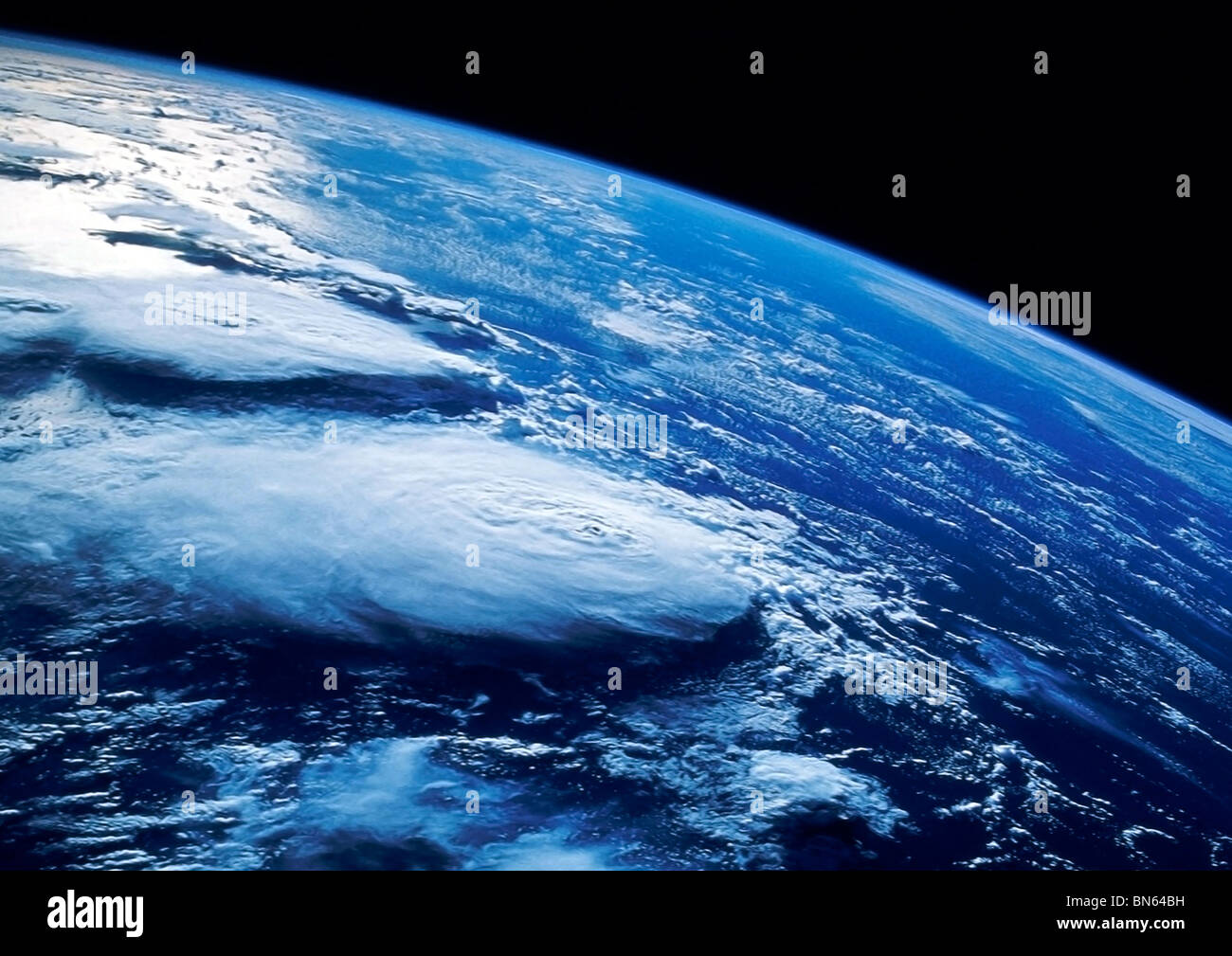 planet ground in air sight of space Stock Photo - Alamy