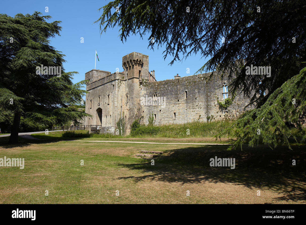 Caldicot Castle, Caldicot, South Wales, UK Stock Photo - Alamy