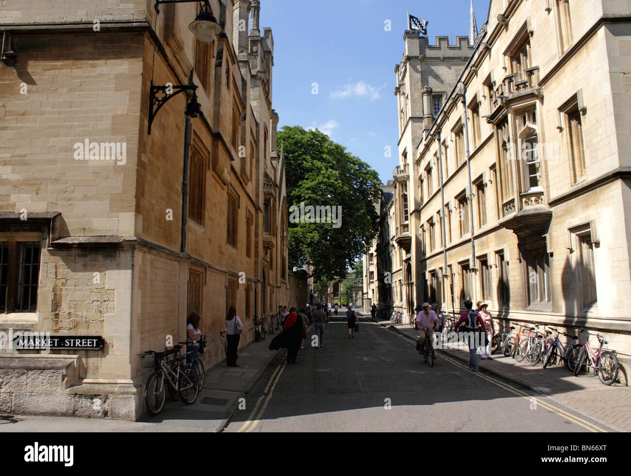 Turl Street and Exeter College Oxford Stock Photo - Alamy