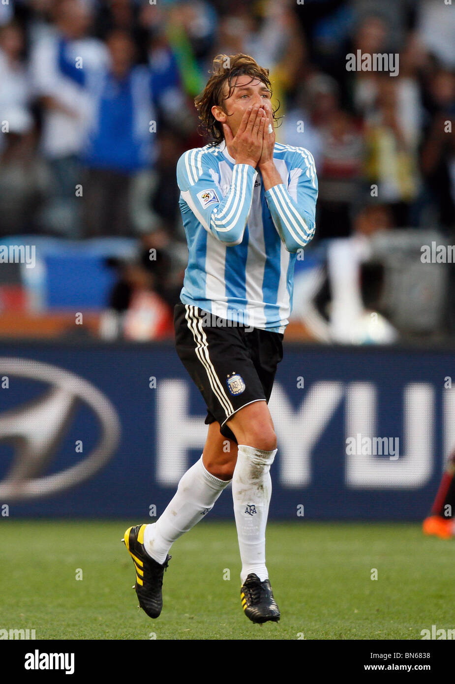 GABRIEL HEINZE ARGENTINA V GERMANY GREEN POINT STADIUM CAPE TOWN SOUTH ...