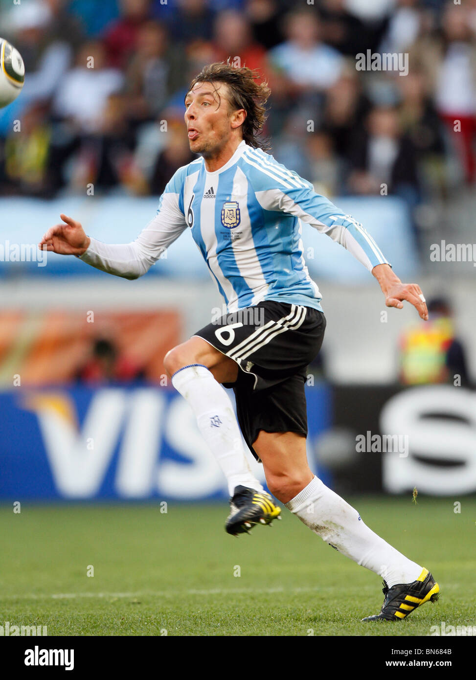 GABRIEL HEINZE ARGENTINA V GERMANY GREEN POINT STADIUM CAPE TOWN SOUTH ...