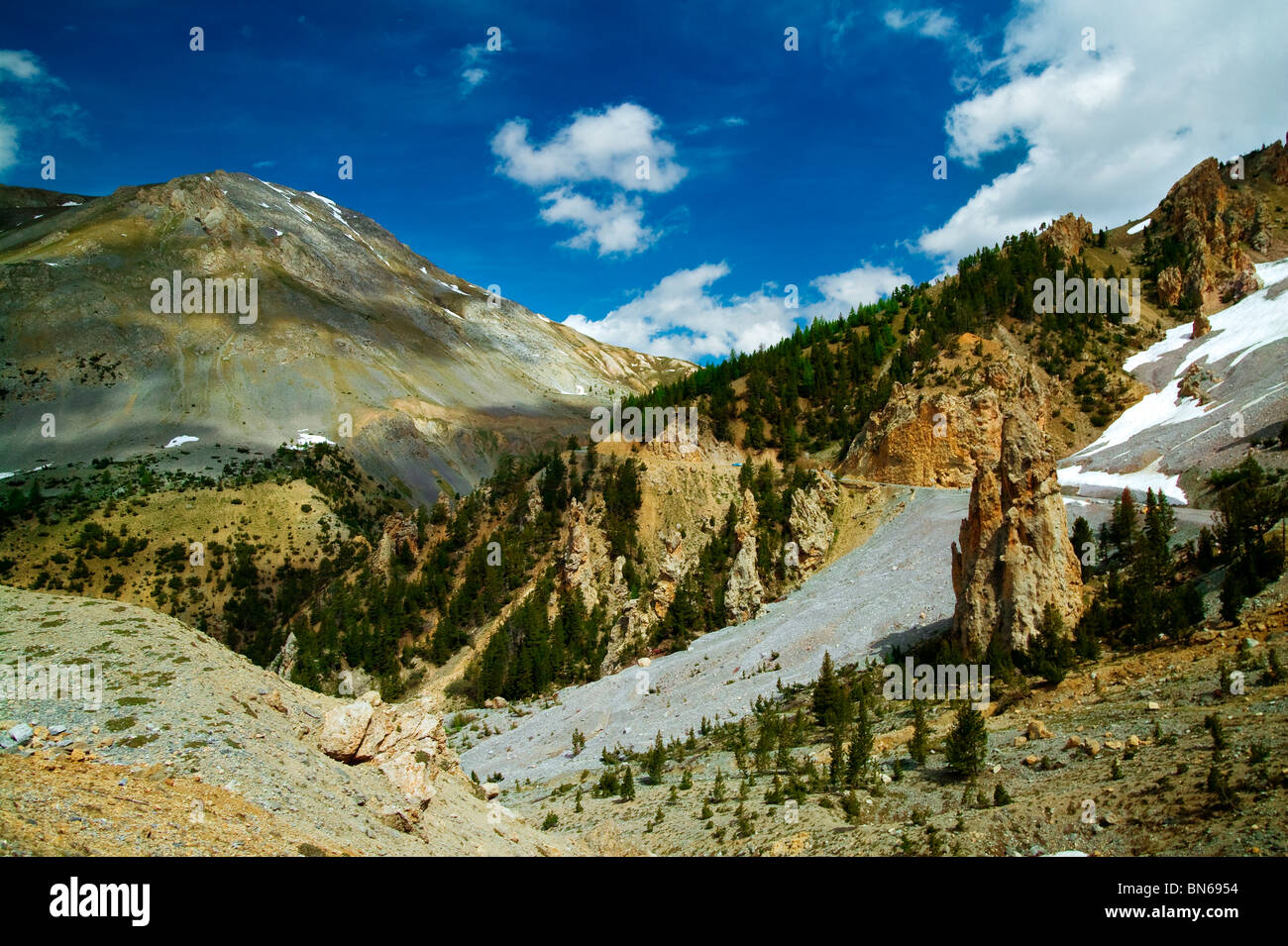 LA CASSE DESERTE, COL D'IZOARD, HAUTES ALPES, QUEYRAS, FRANCE Stock ...