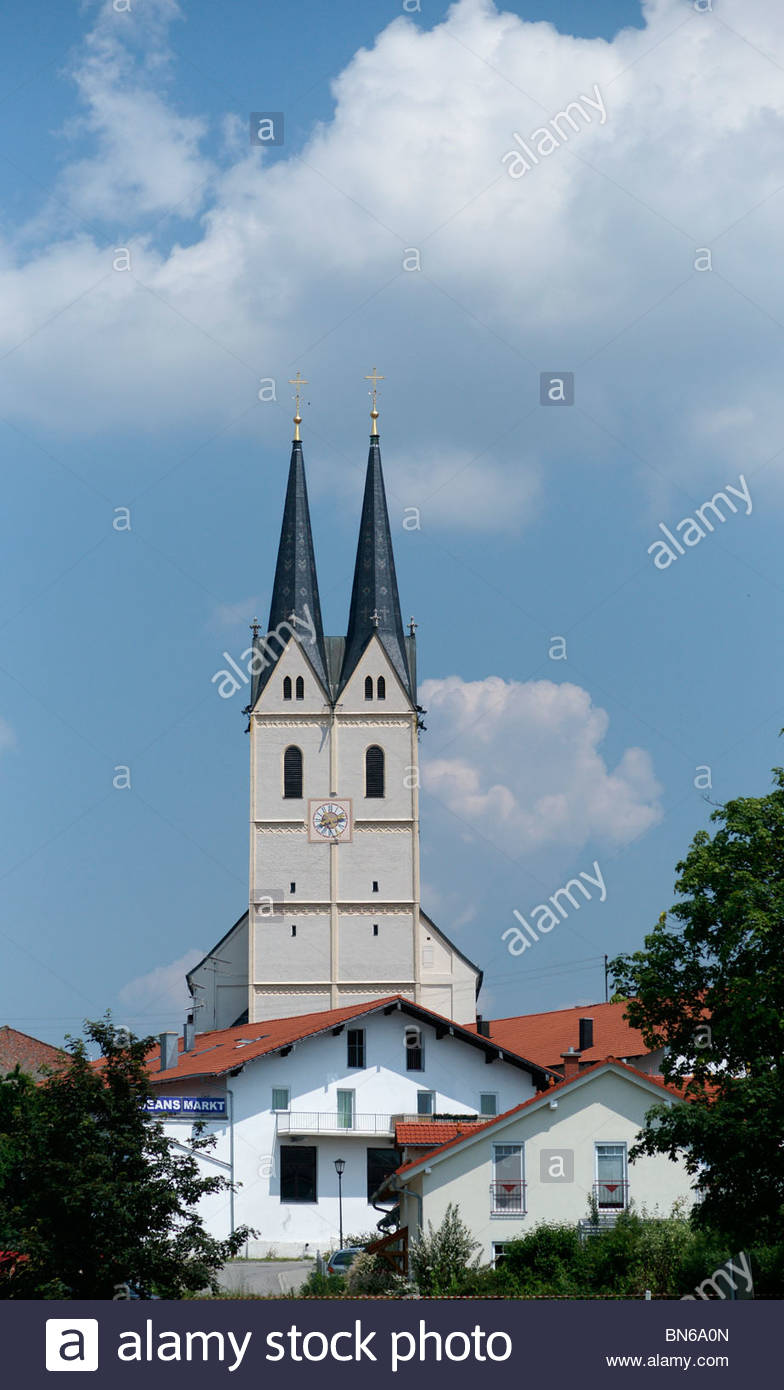 Church With Two Spires High Resolution Stock Photography and Images - Alamy