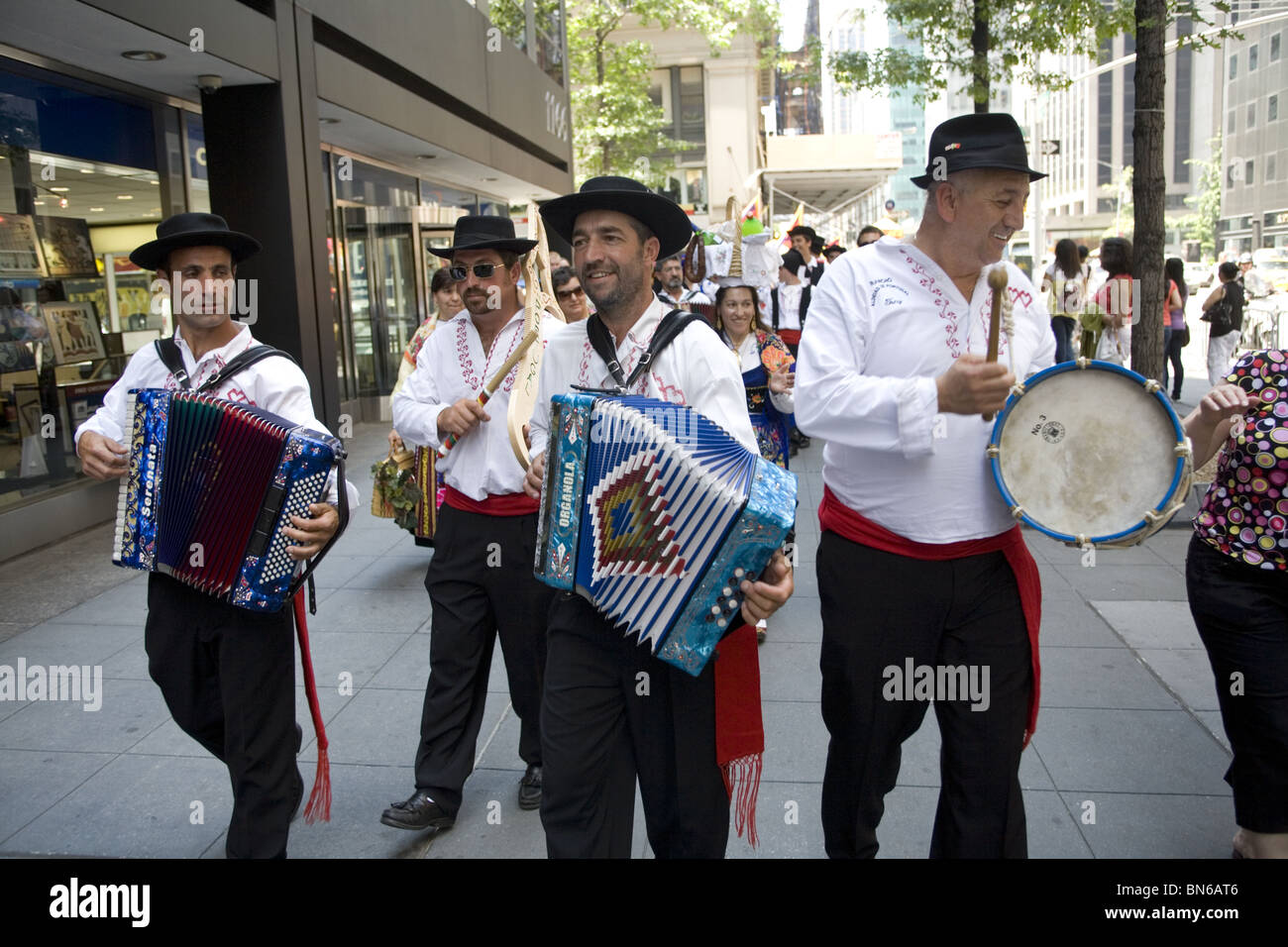 International Immigrants Parade, NYC: Portuguese Americans perform at ...