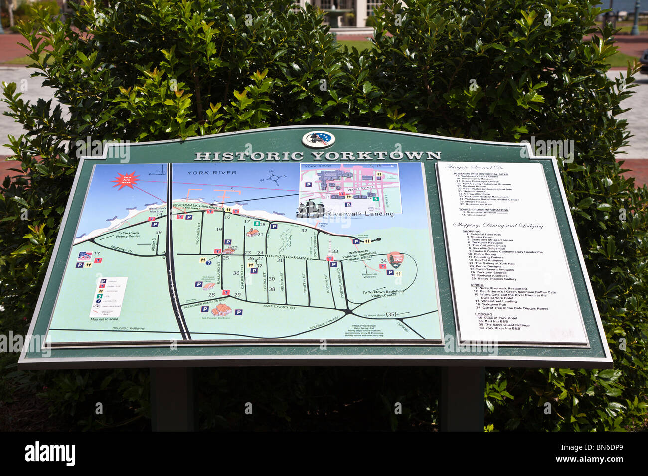 Map of yorktown hi-res stock photography and images - Alamy