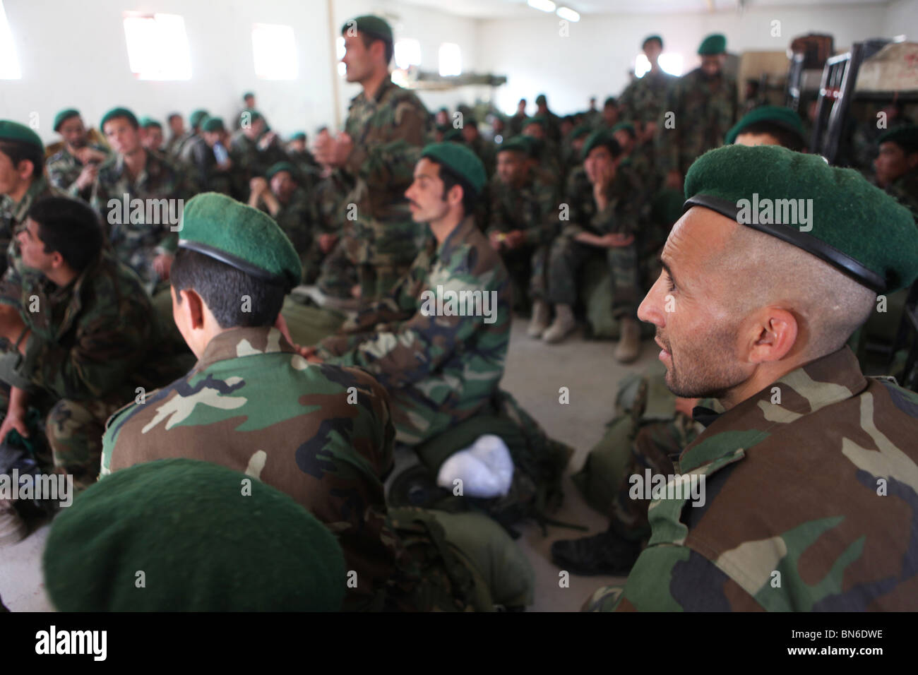Afghan National Army (ANA) soldiers in Tarin Kowt, Afghanistan Stock ...