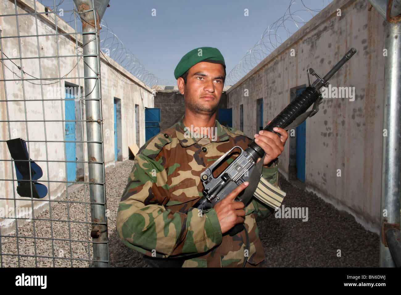 Afghan National Army (ANA) soldiers in Tarin Kowt, Afghanistan Stock ...