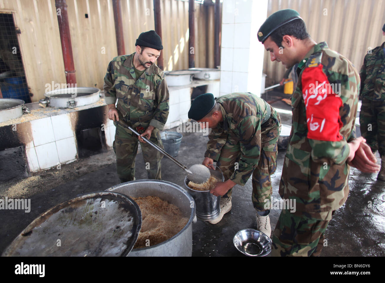 Afghan National Army (ANA) soldiers in Tarin Kowt, Afghanistan Stock ...