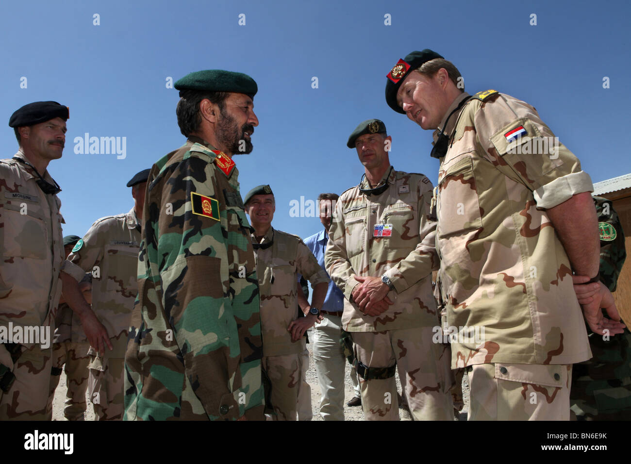Dutch general 'kees van den heuvel' of the uruzgan ISAF troops ...