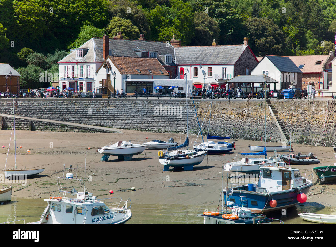 The harbour at minehead somerset england uk Stock Photo - Alamy