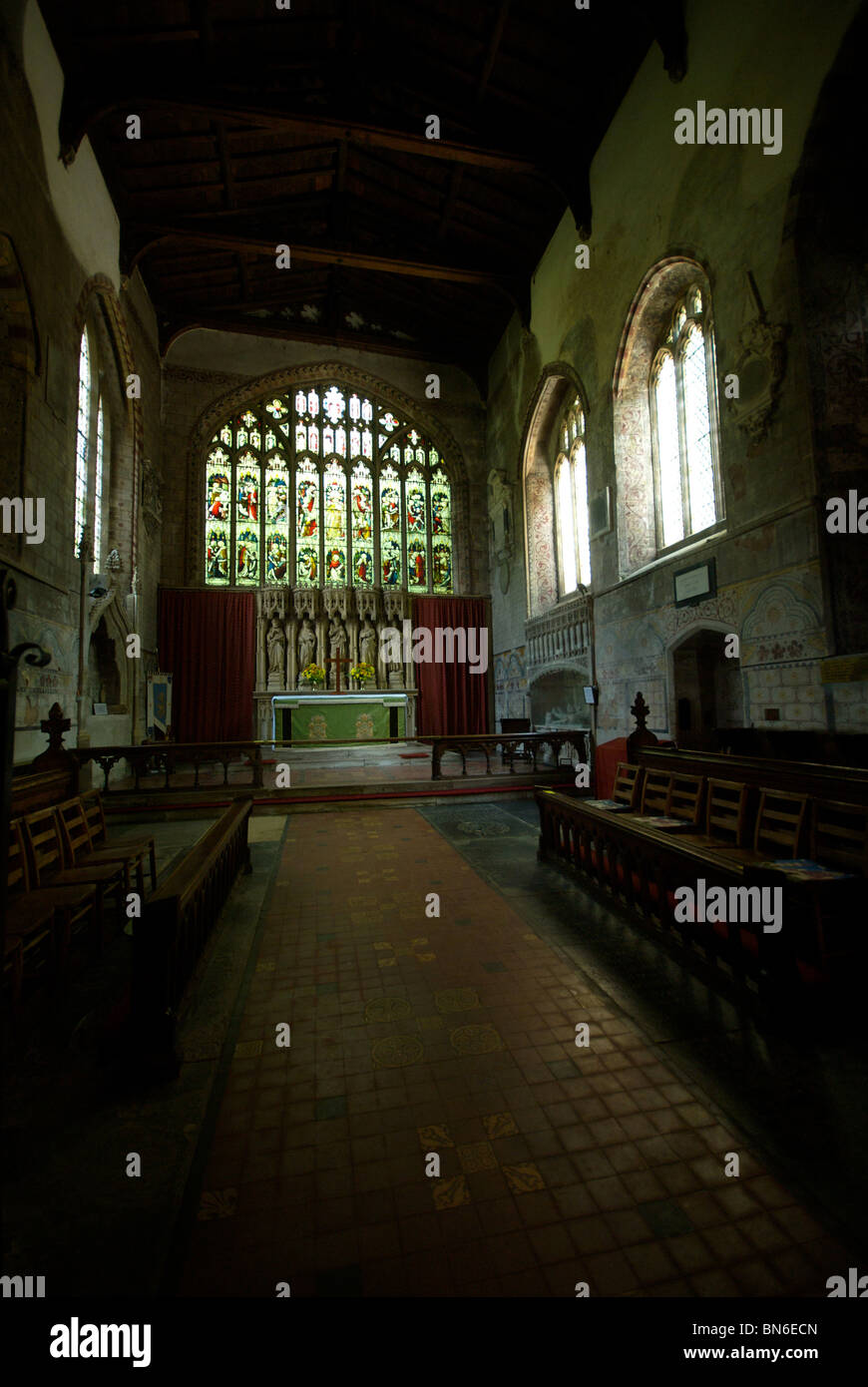 Berkeley Church Gloucestershire UK Interior Stock Photo - Alamy